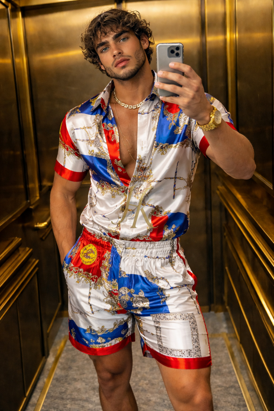 silk shirt & outfits - Men's Silk Clothing
