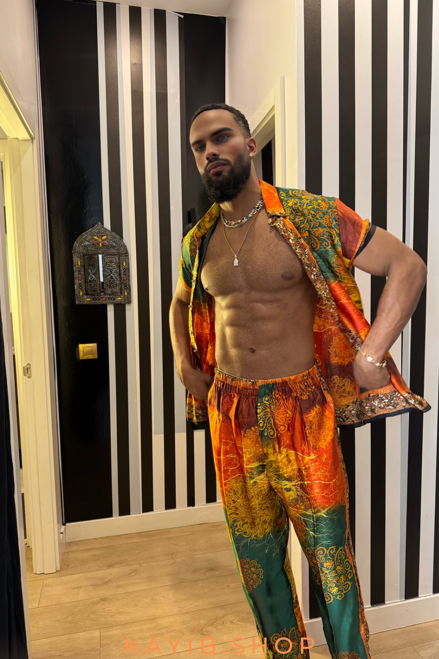 silk shirt & outfits - Men's Silk Clothing